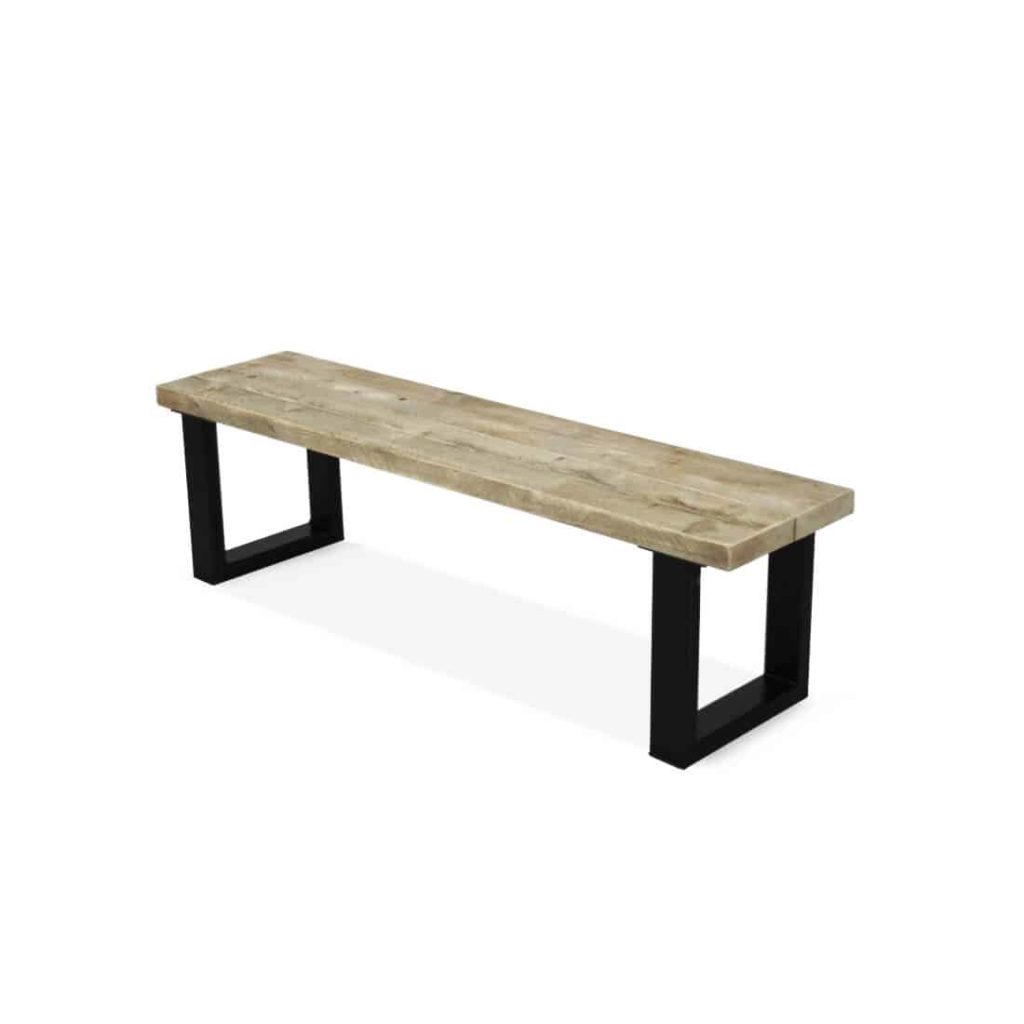 Steigerhouten bankje Turon met U poten kopen? Bestel nu [20%]